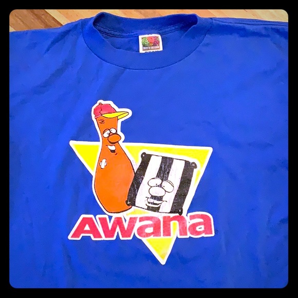 Shirts | Vintage Mens Medium Awana T Shirt | Poshmark
